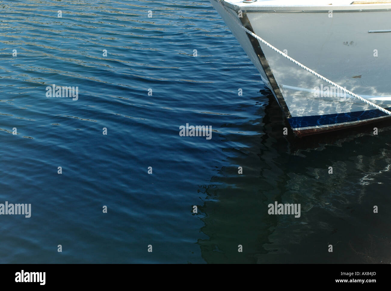 Boat in Water Stock Photo - Alamy