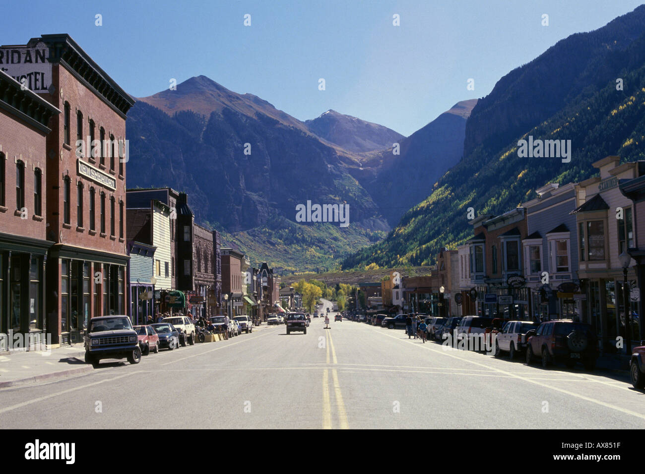 Telluride town colorado summer hi-res stock photography and images - Alamy