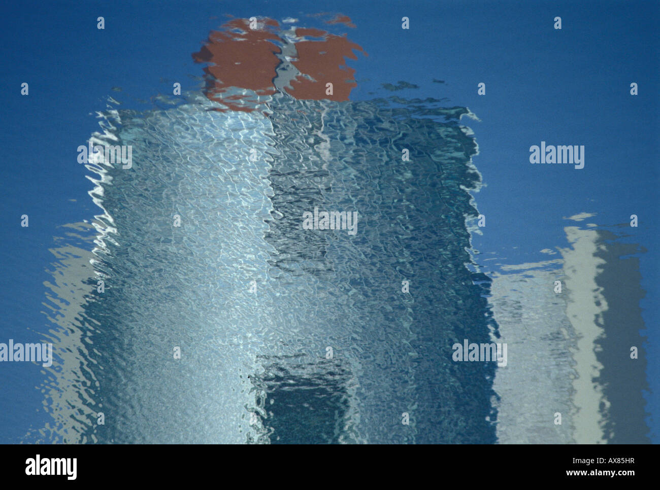 Water reflection with Andromedatower Stock Photo - Alamy