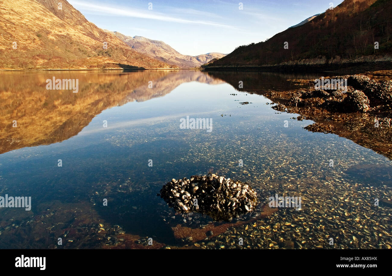 Sunny Loch Leven Stock Photo - Alamy