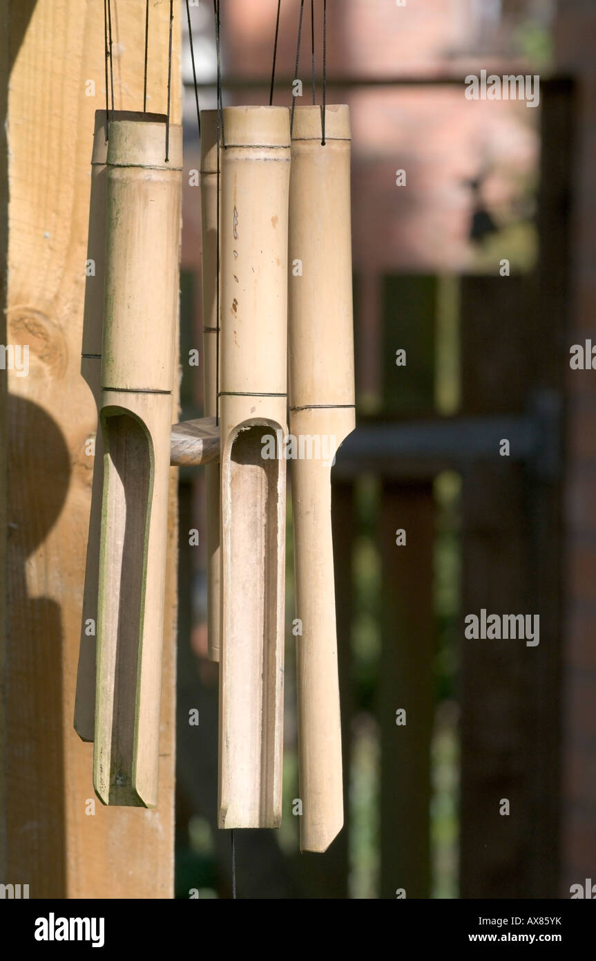 Bamboo windchimes hi-res stock photography and images - Alamy