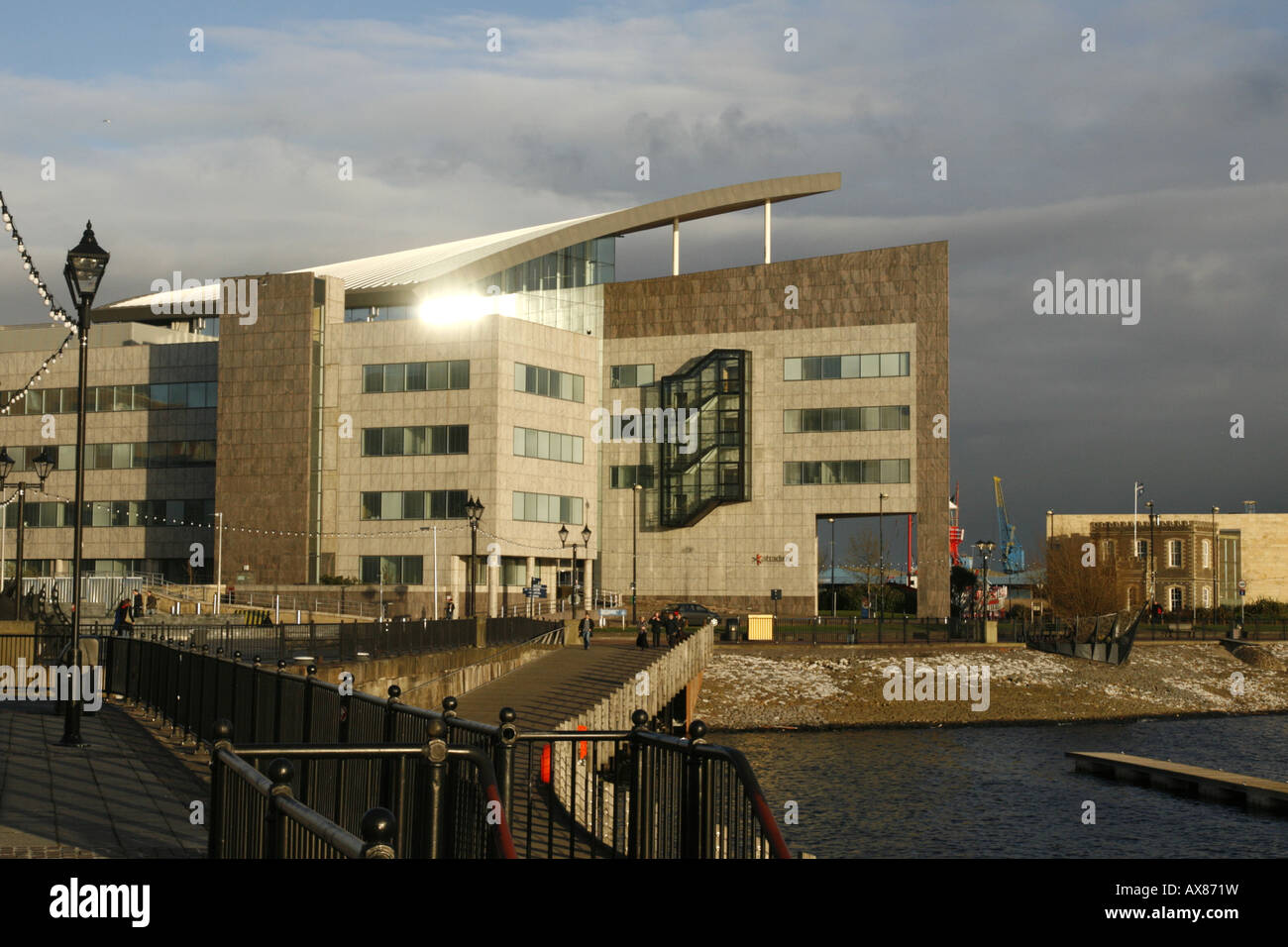 Office Building at Cardiff Bay Wales Stock Photo - Alamy