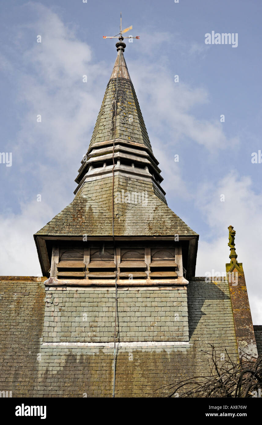 Bell-turret on East end of nave. Church of Saint Peter, Lindal-in ...