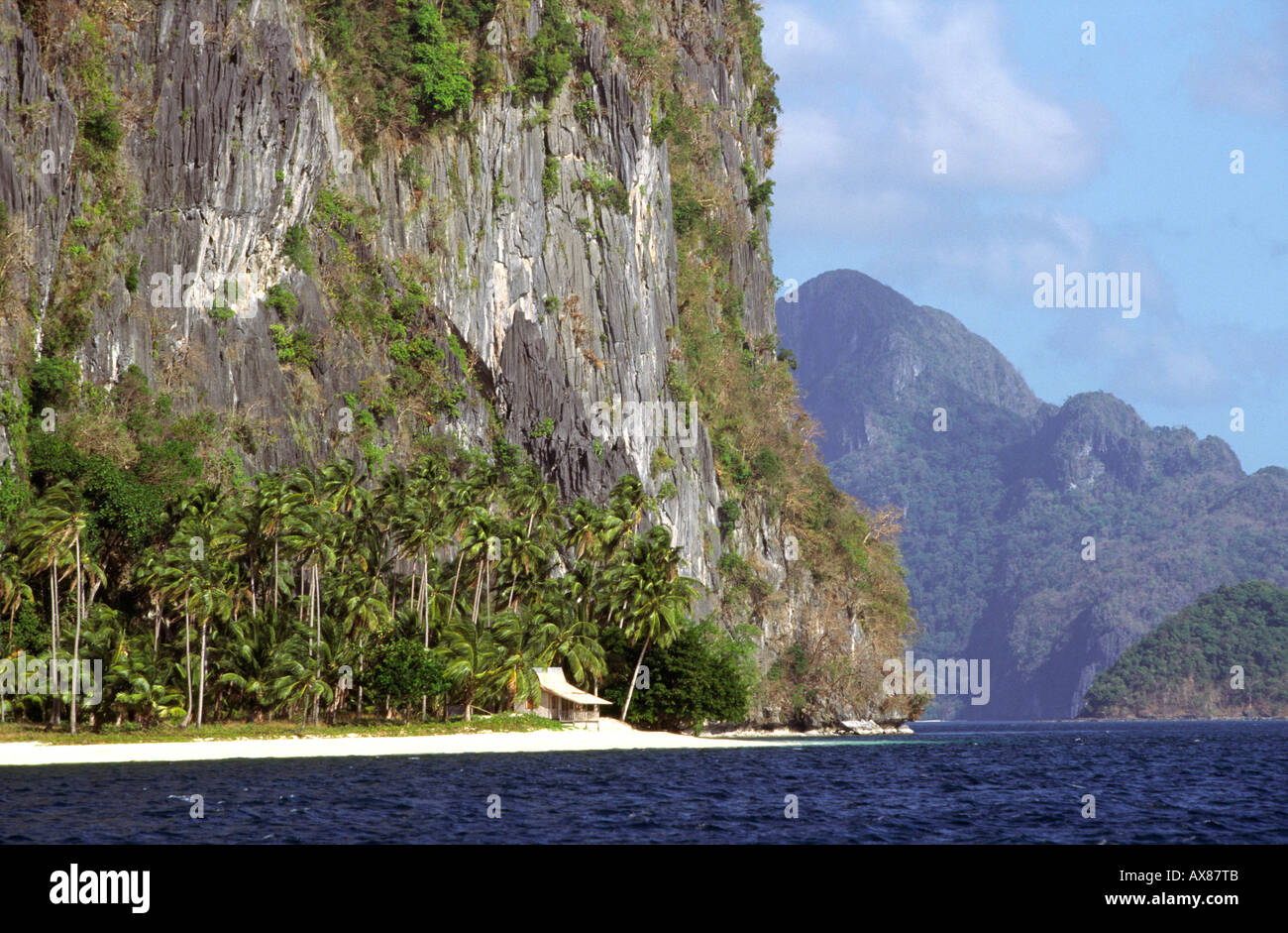 Philippines Palawan Bacuit Archipelago Miniloc Island beach Stock Photo ...