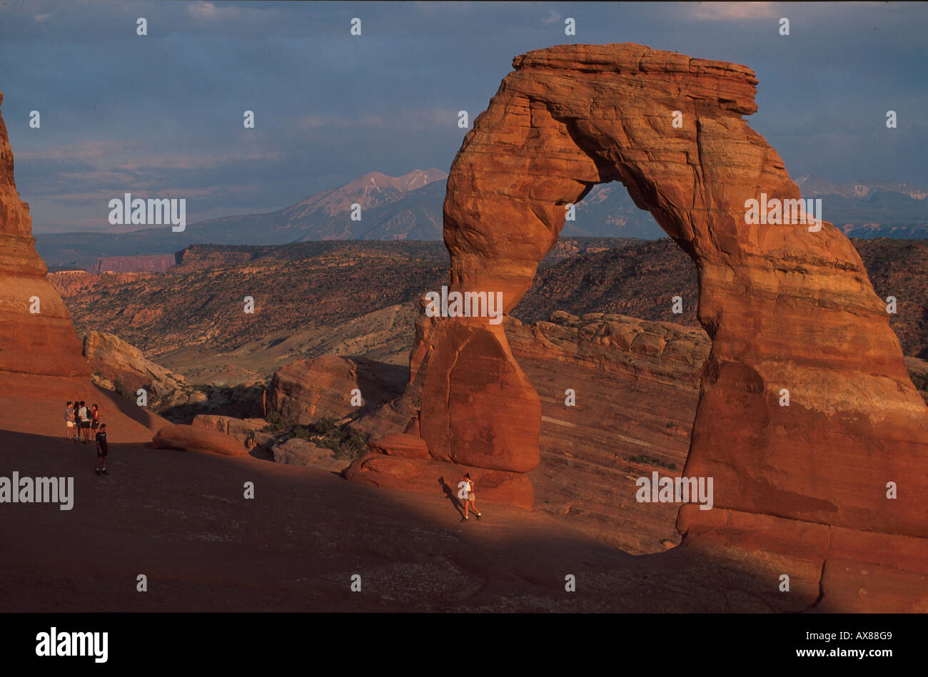 Delicate Arch, Arches Nat. Park, Utah, USA Amerika Stock Photo - Alamy