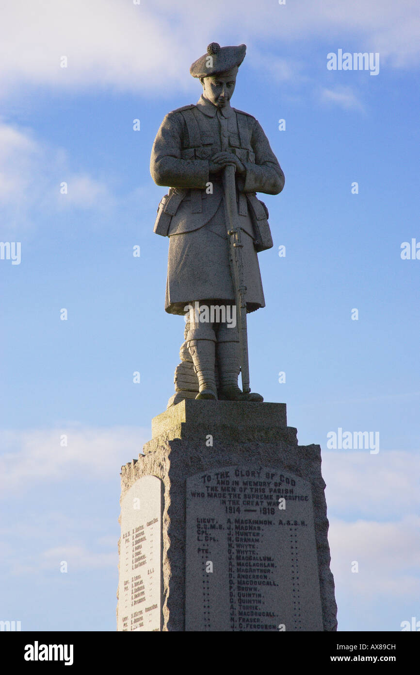 War memorial Port Ellen Harbour Isle of Islay Scotland Stock Photo - Alamy