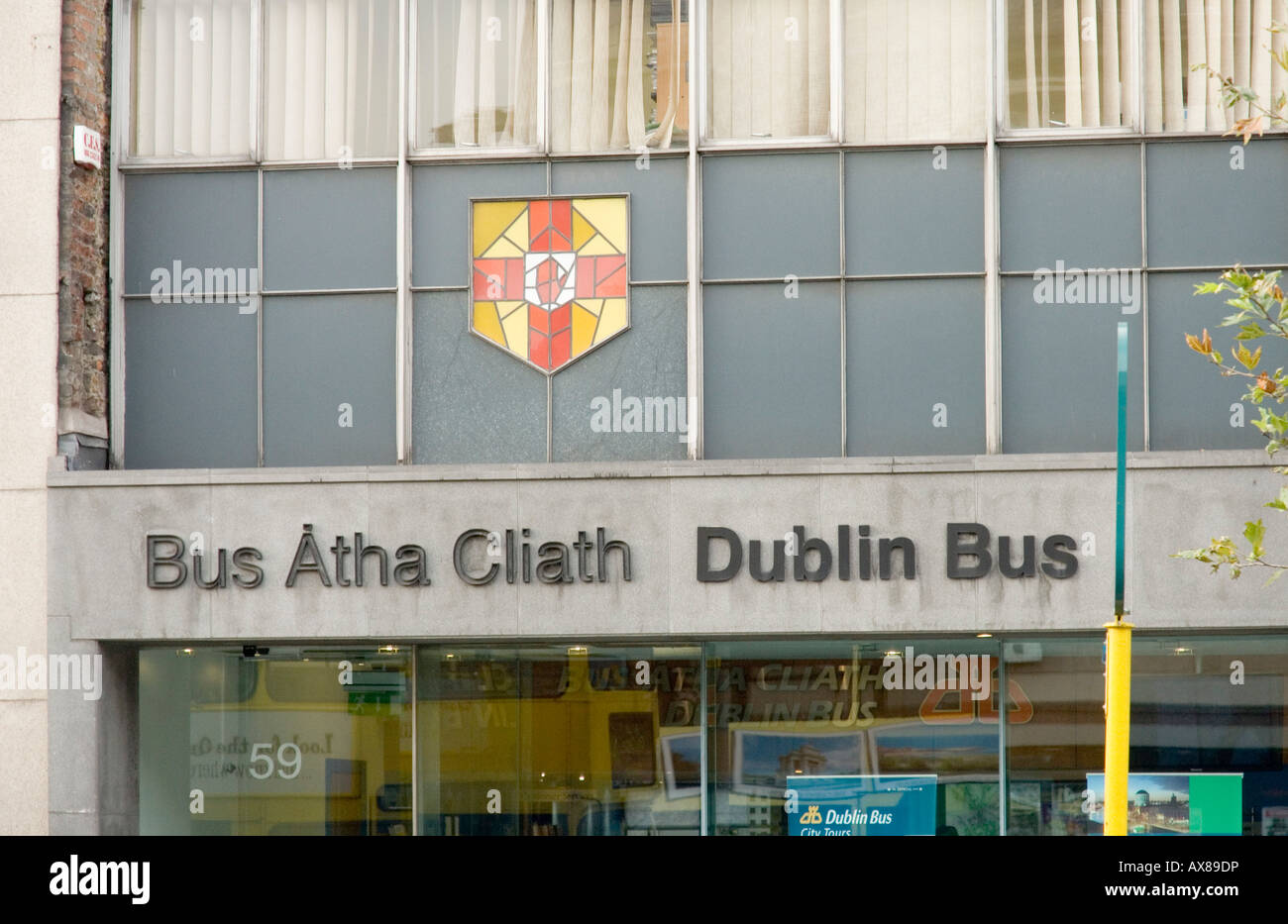 Dublin Bus on O'Connell Street in Dublin Ireland Stock Photo - Alamy
