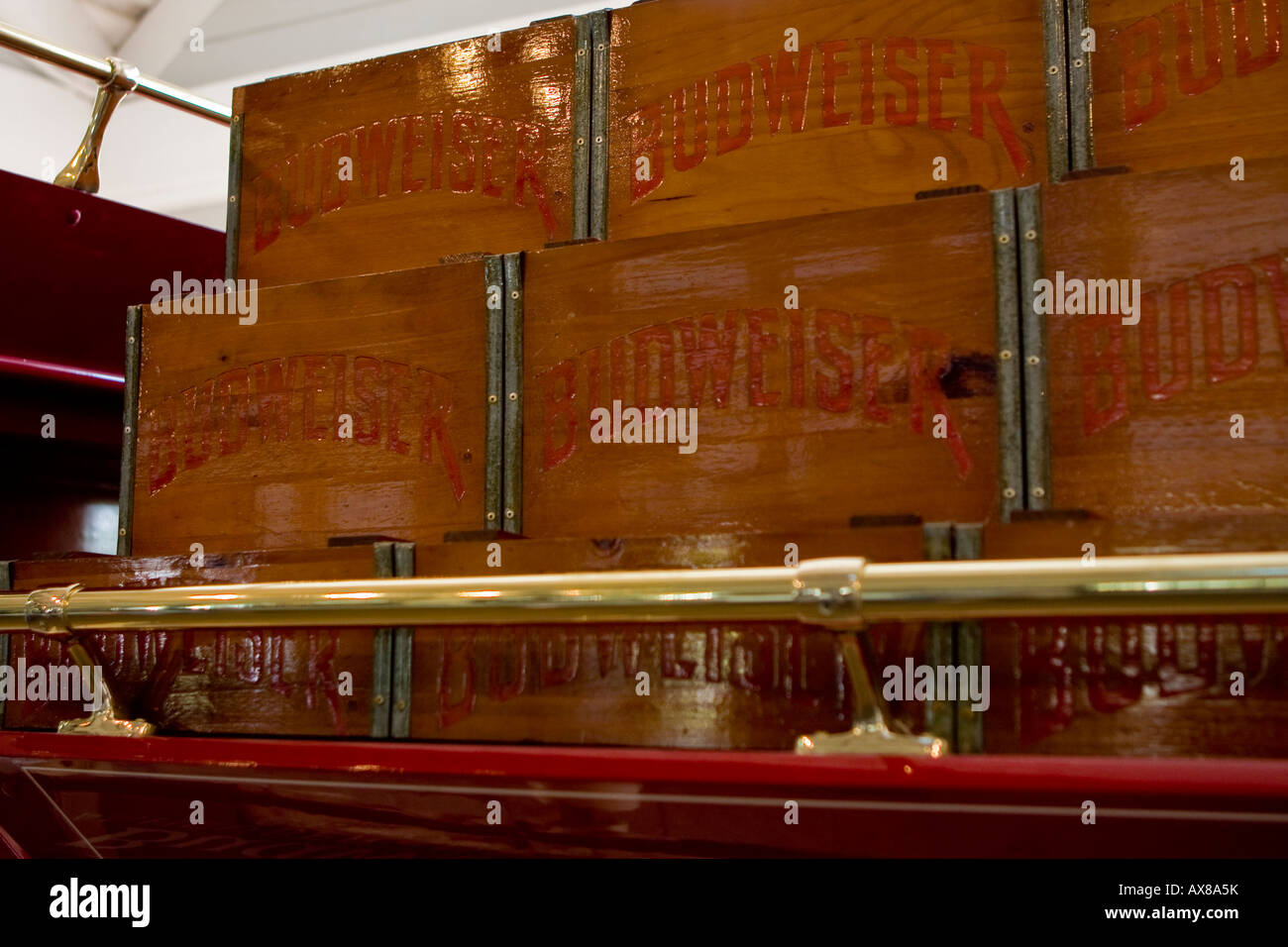 Anheuser Busch's Budweiser Clydesdale Horse Wagon at Seaworld Orlando ...