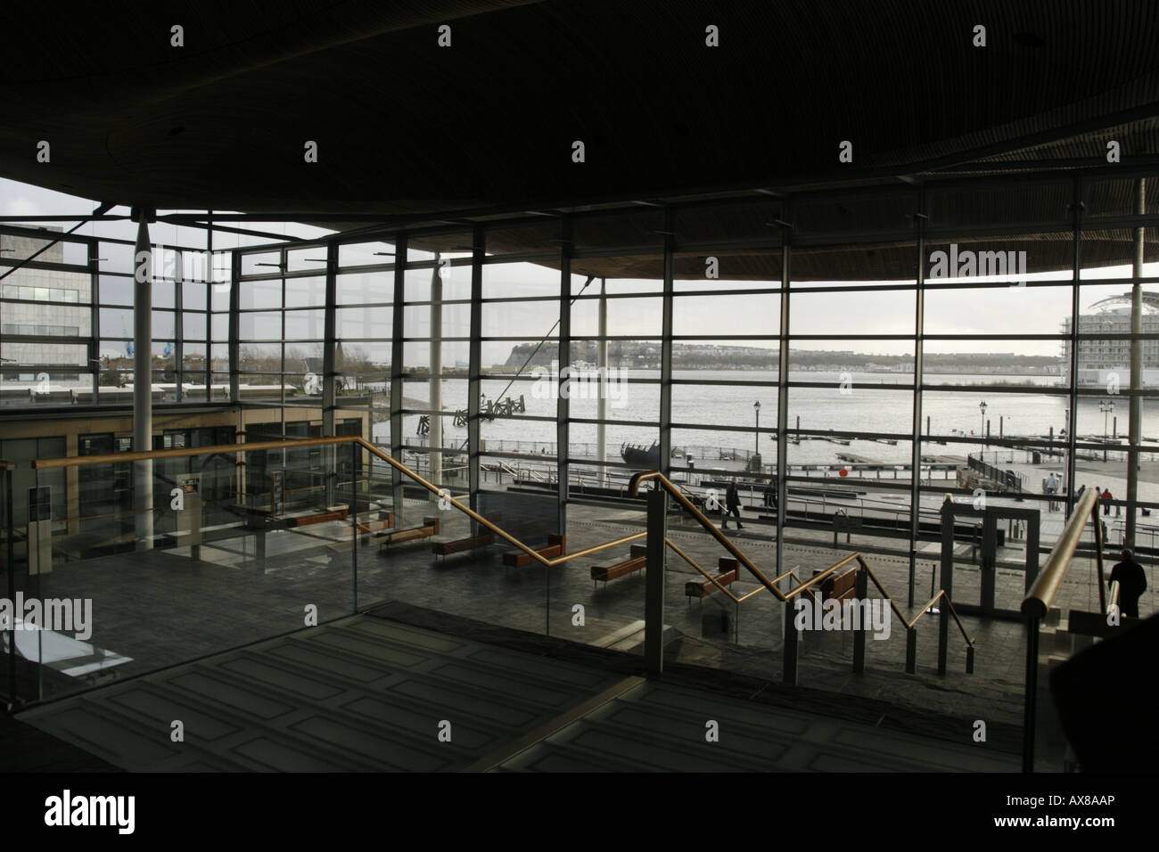 Welsh Assembly Government Senedd Building Cardiff Bay Stock Photo - Alamy