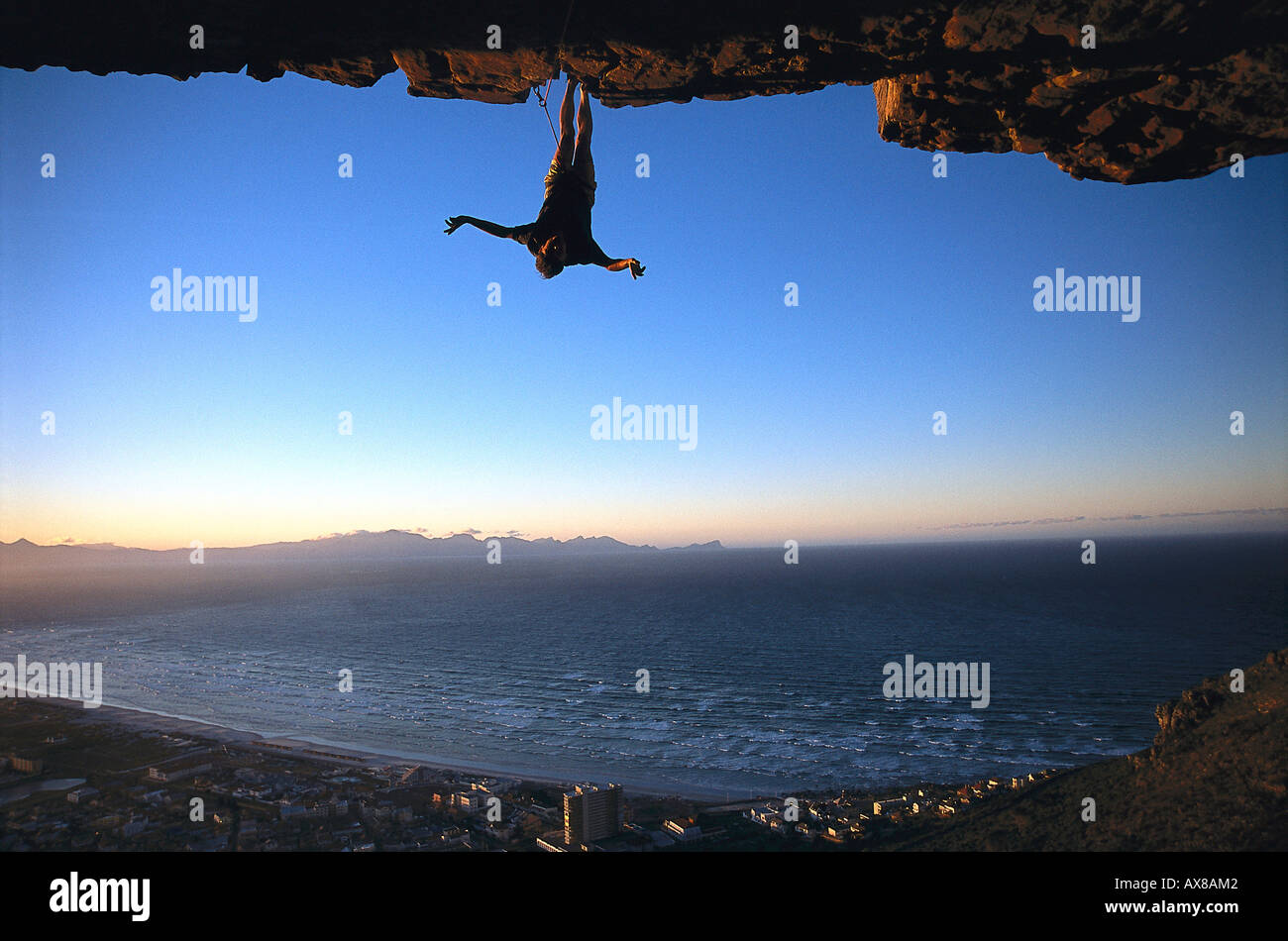 Man upside down rock hi-res stock photography and images - Alamy
