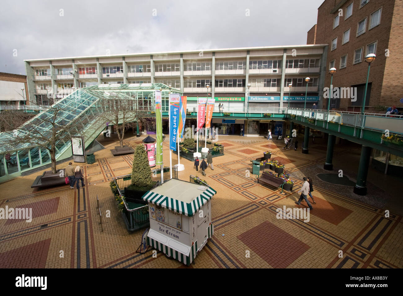 coventry city The Precinct shopping centre england uk gb Stock Photo ...