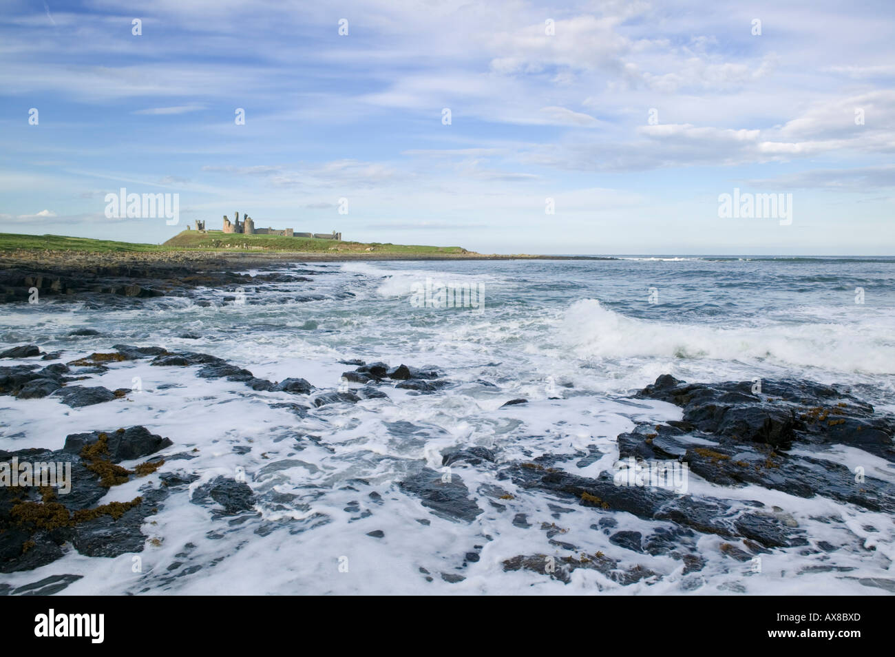 Dunstanburgh Castle, Northumberland, England Stock Photo - Alamy