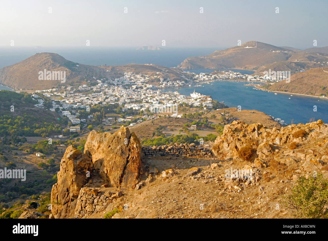 Skala, Patmos, Greece Stock Photo - Alamy