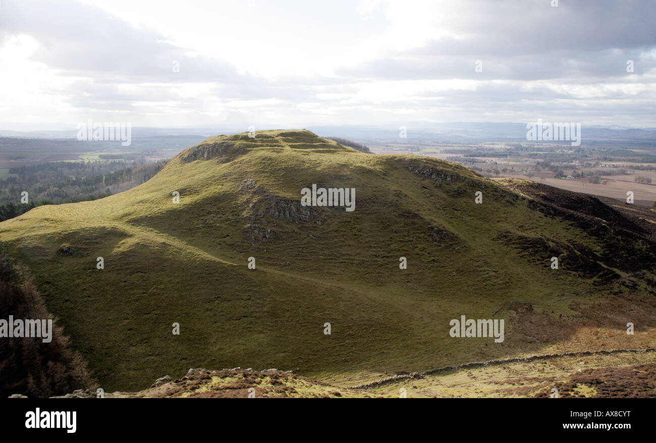 MACBETH,S VIEW FROM THE CASTLE ON DUNSINANE HILL TOWARDS BIRNAM FOREST,PERTHSHIRE,SCOTLAND,UK ...