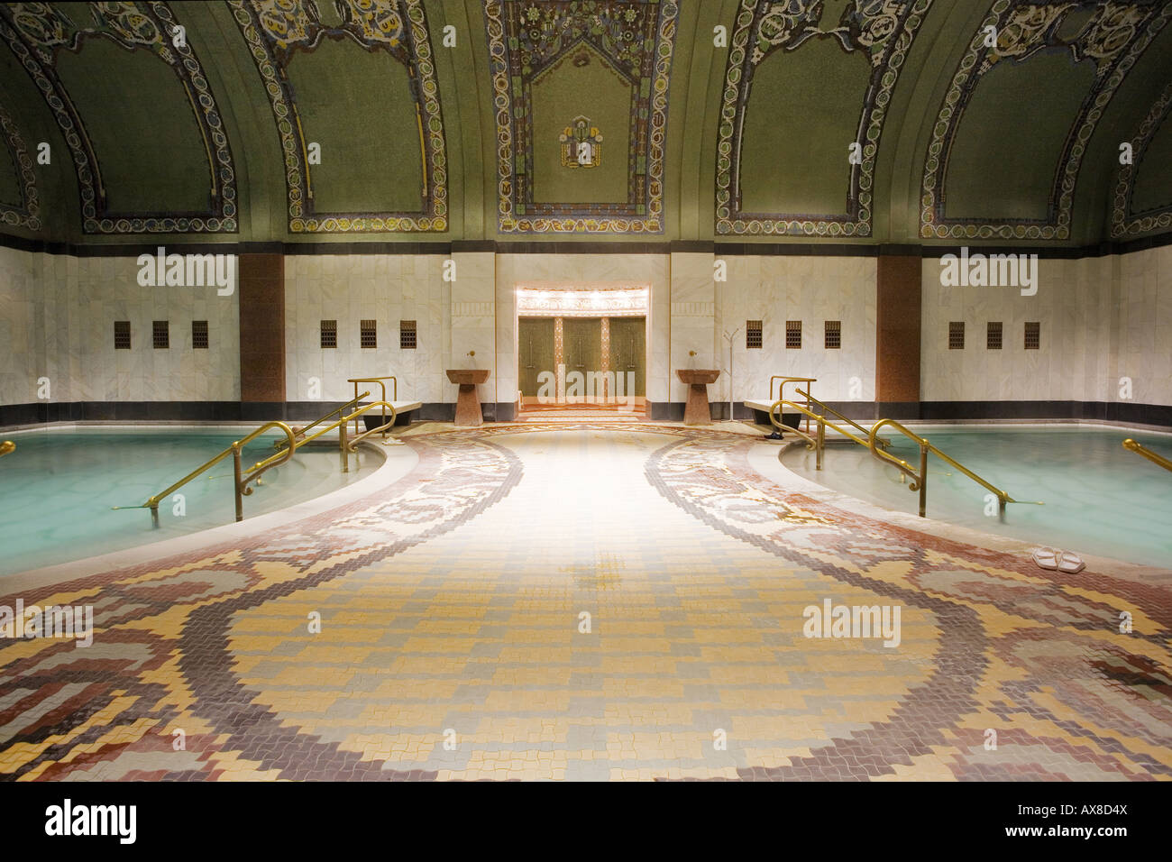swimming pool in the public baths Stock Photo - Alamy