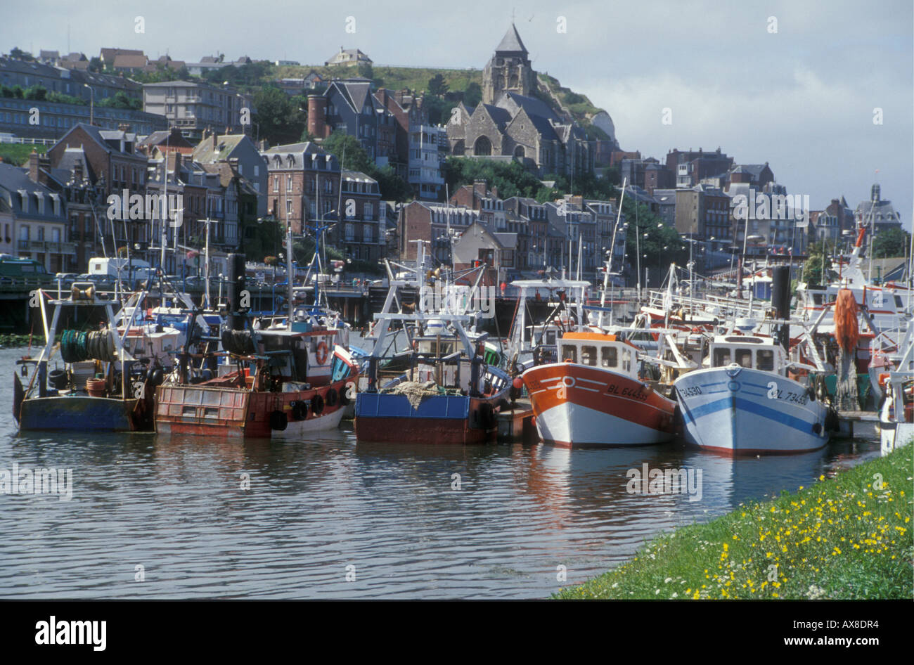 Harbour, Le Treport, Normandie France Stock Photo - Alamy