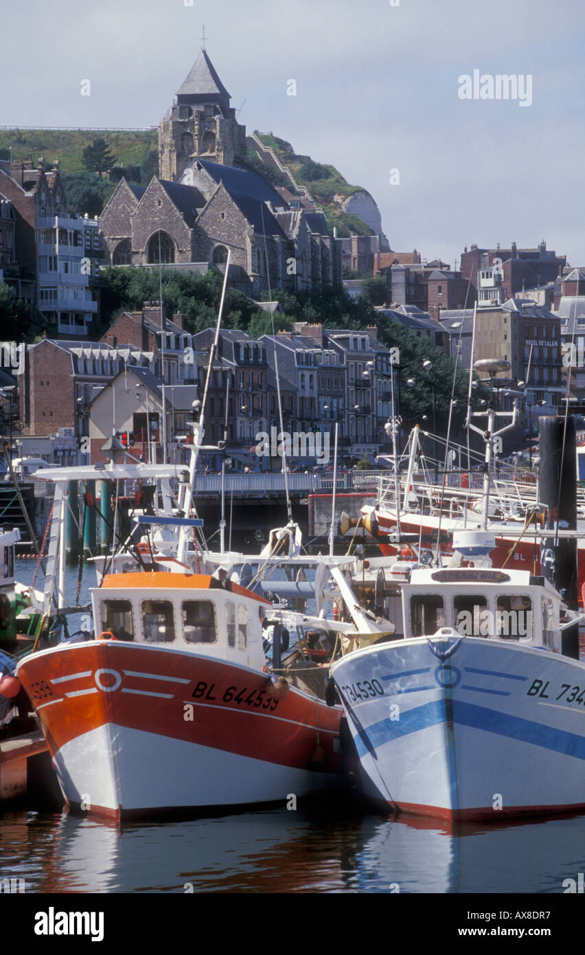 Harbour, Le Treport, Normandie France Stock Photo - Alamy