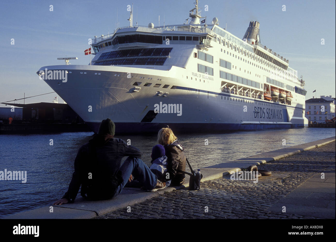 Ferry to Oslo, Kvaesthusgraven, Copenhagen Denmark Stock Photo - Alamy