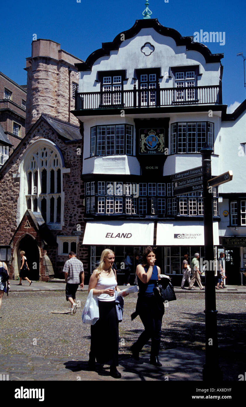 Exeter cathedral square hi-res stock photography and images - Alamy