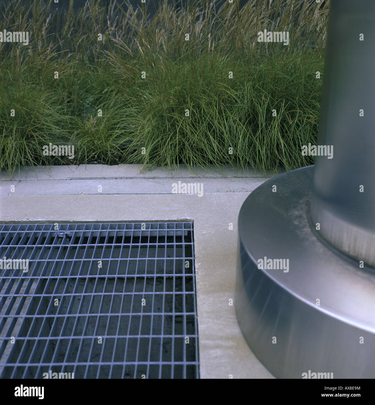 urban sidewalk vent Stock Photo - Alamy