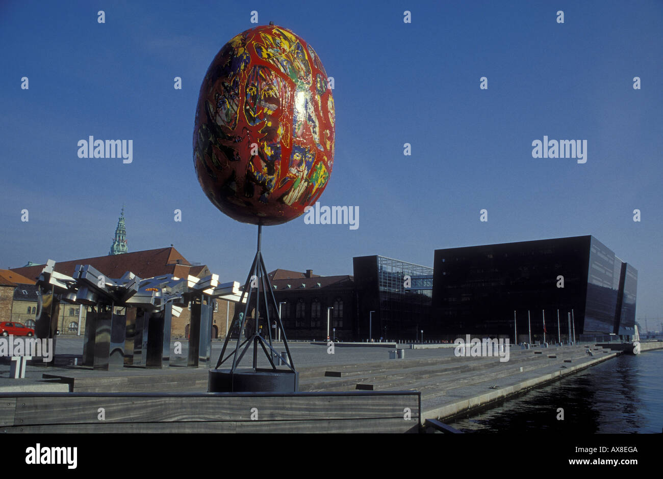 Royal Library, Den Sorte Diamant, Copenhagen Denmark Stock Photo - Alamy