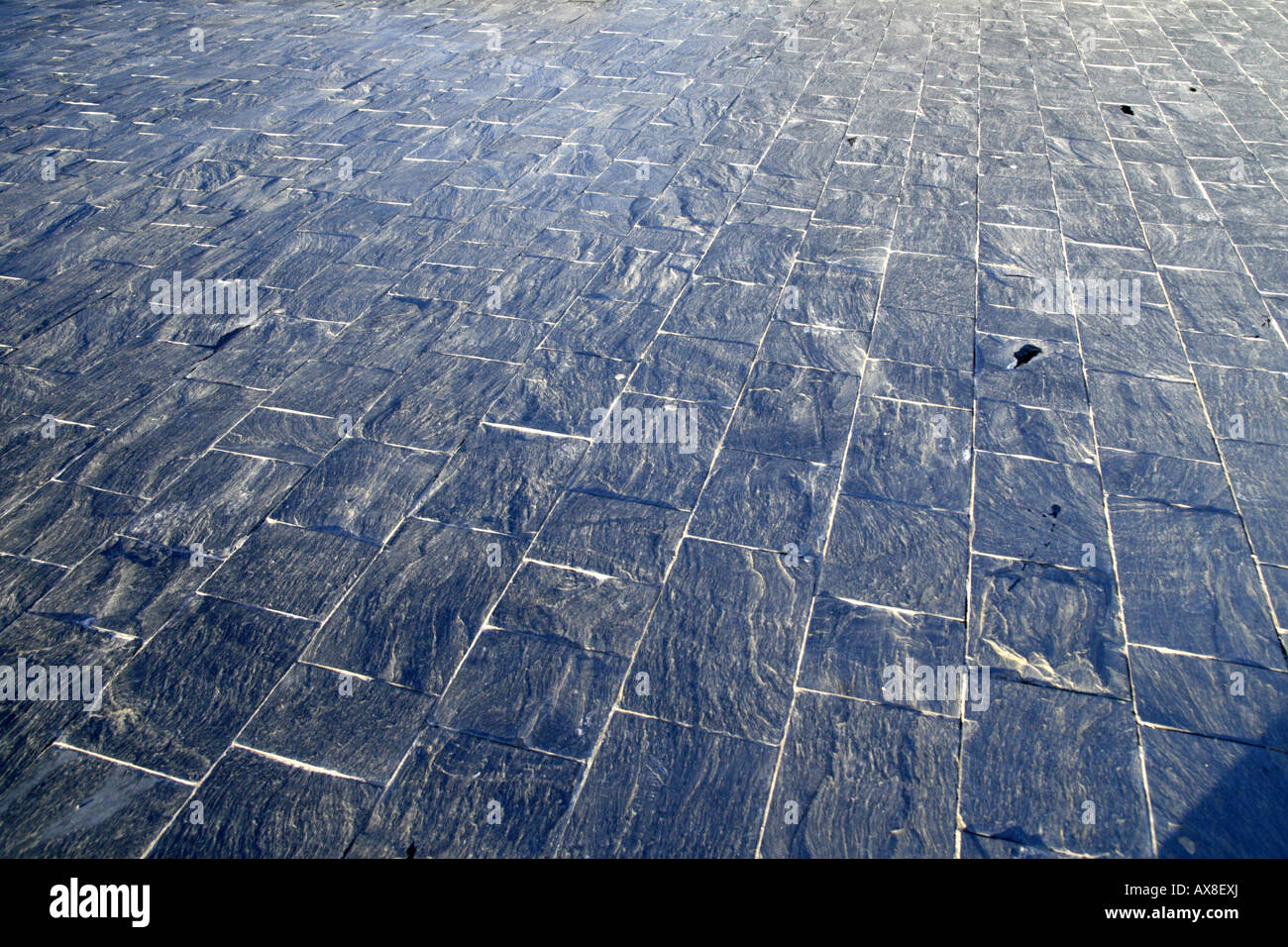 Traditional Welsh Slate Paving Stones Cardiff Bay Wales Stock Photo - Alamy
