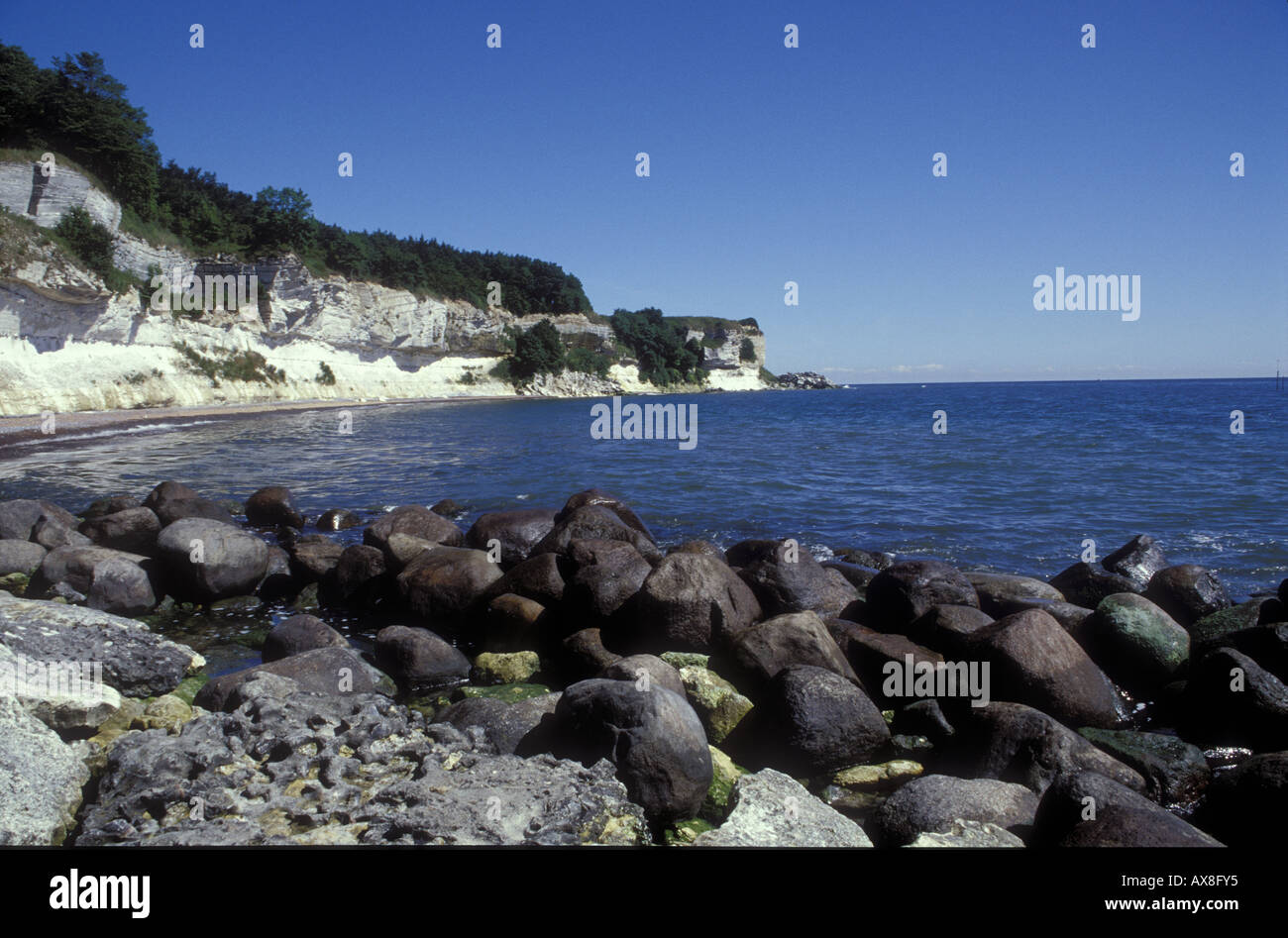 Stevns Klint, Seeland Denmark Stock Photo - Alamy