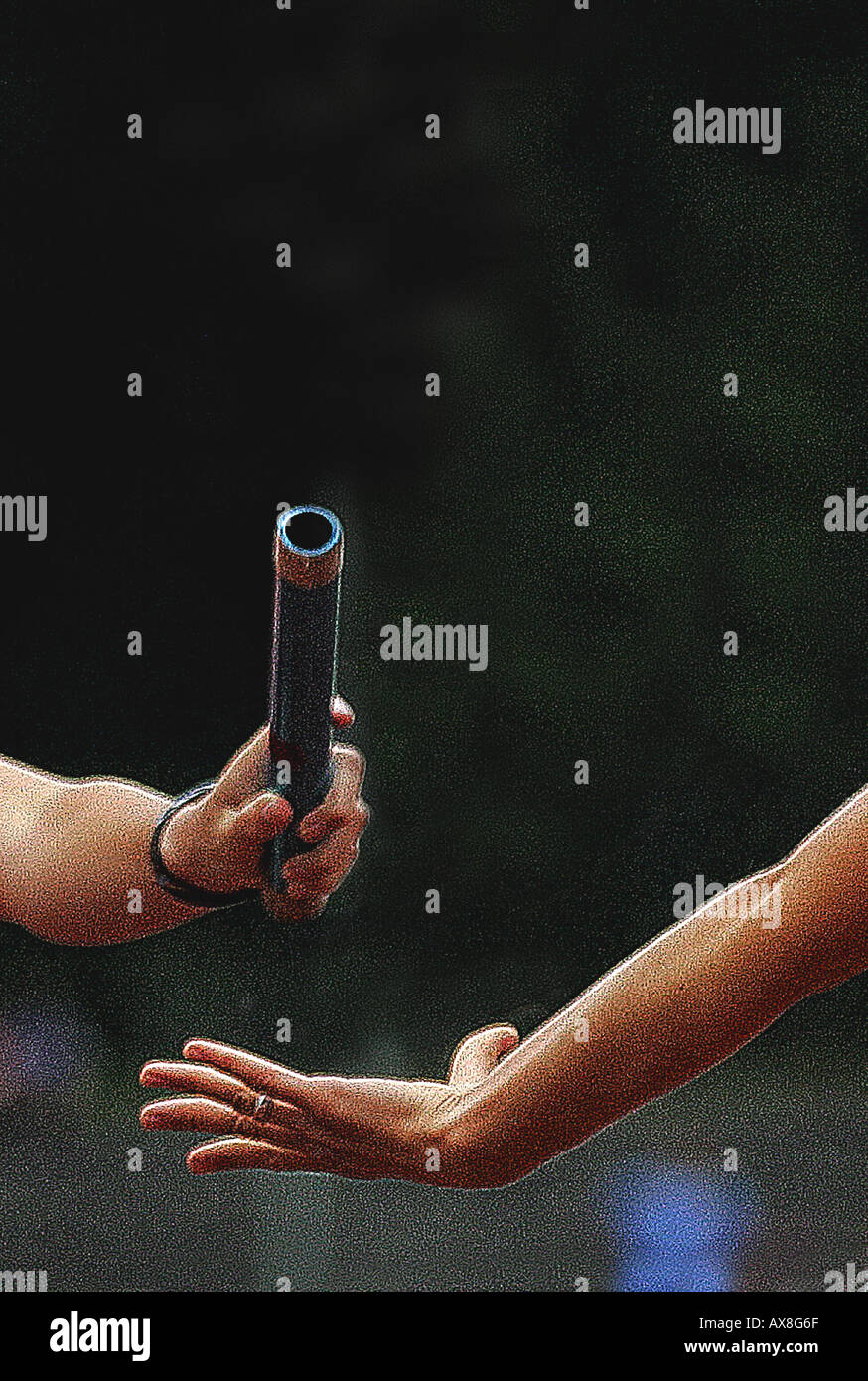 Relay race girls hi-res stock photography and images - Alamy