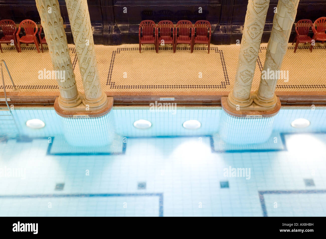 swimming pool in the public baths Stock Photo - Alamy