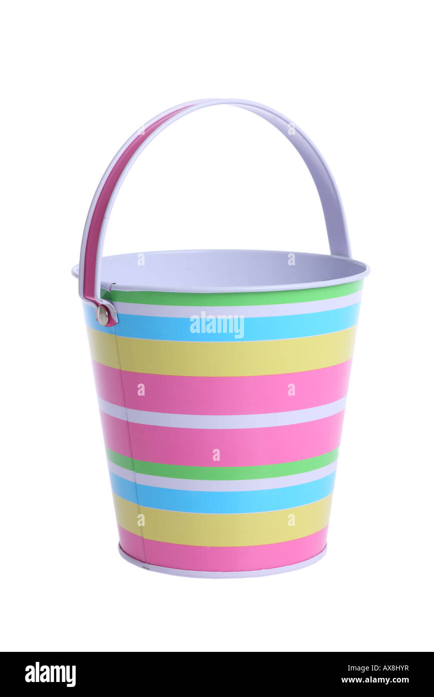 Striped pail hi-res stock photography and images - Alamy
