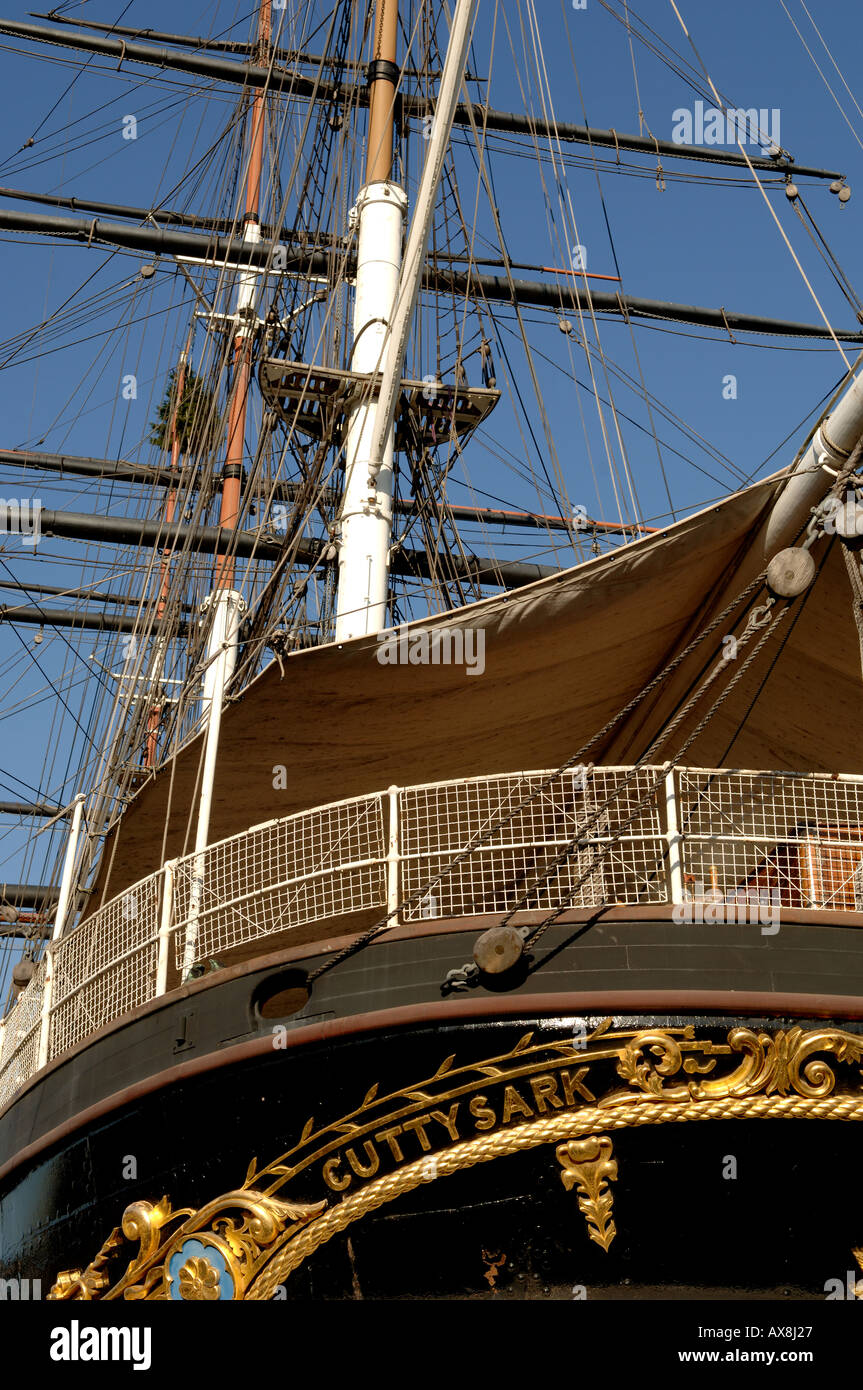 The Cutty Sark at Greenwich, London Stock Photo - Alamy