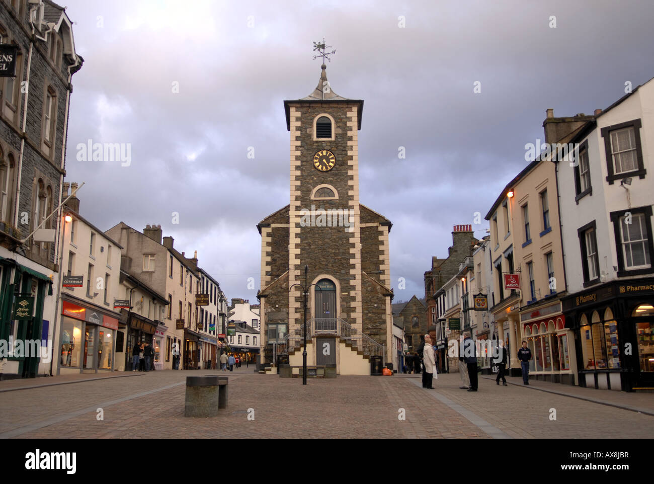 Moot Hall in Keswick Cumbria UK - Lake District Stock Photo - Alamy