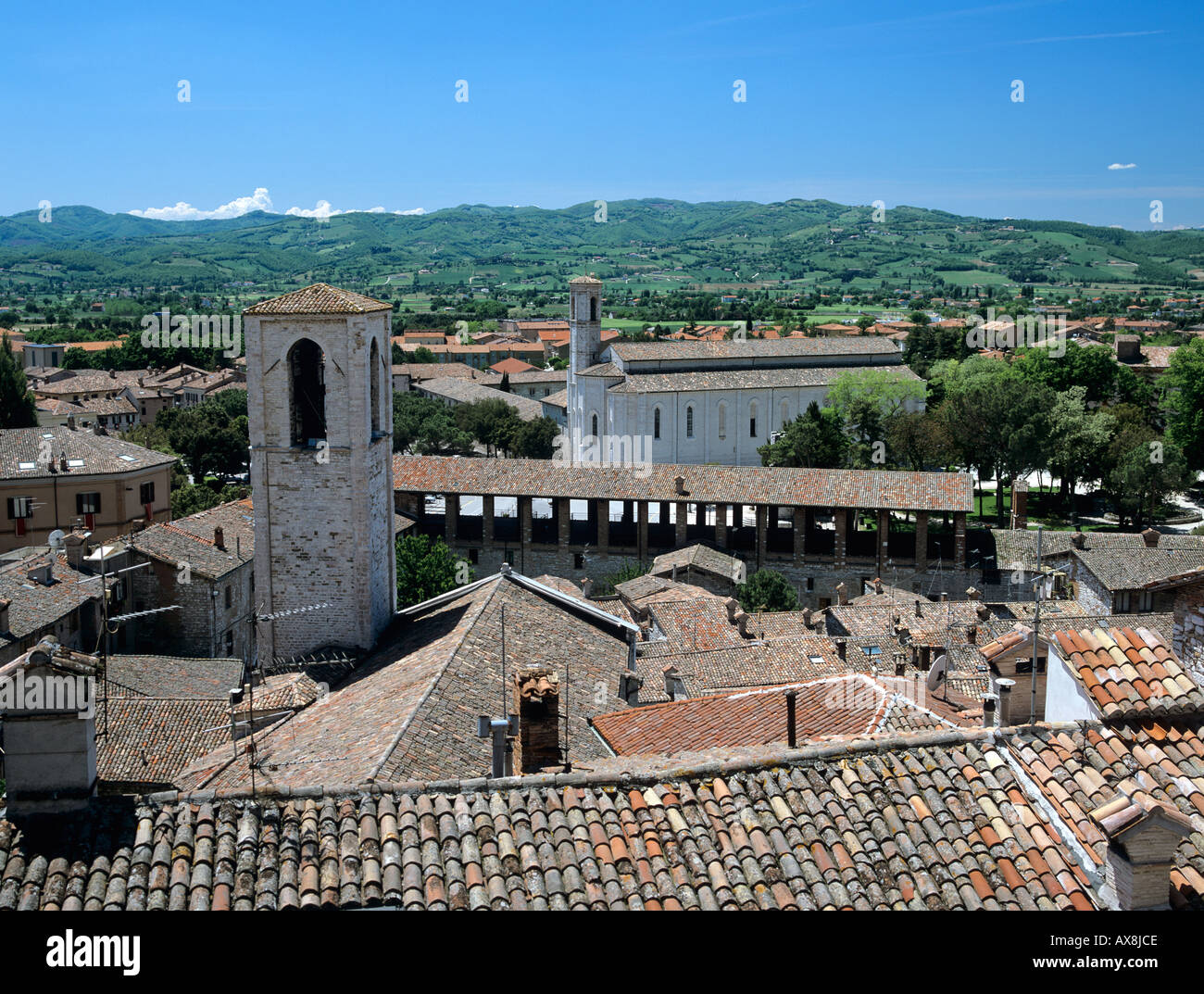 Gubbio monte ingino hi-res stock photography and images - Alamy