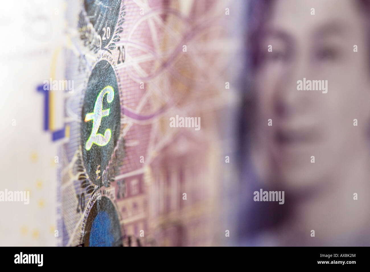 English twenty pound note hi-res stock photography and images - Alamy