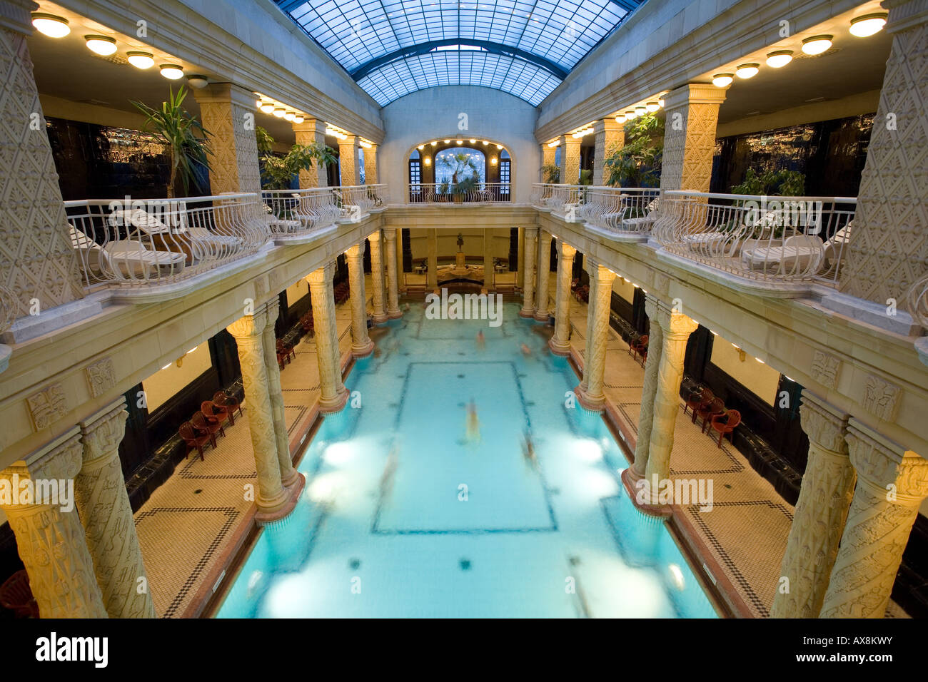 elegant public baths interior Stock Photo - Alamy