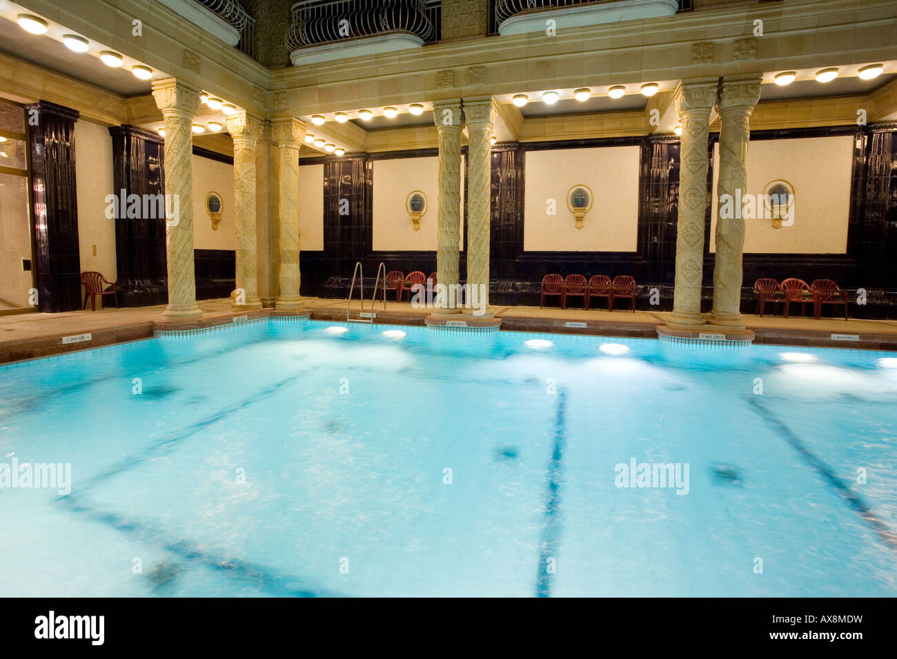 swimming pool in the public baths Stock Photo - Alamy