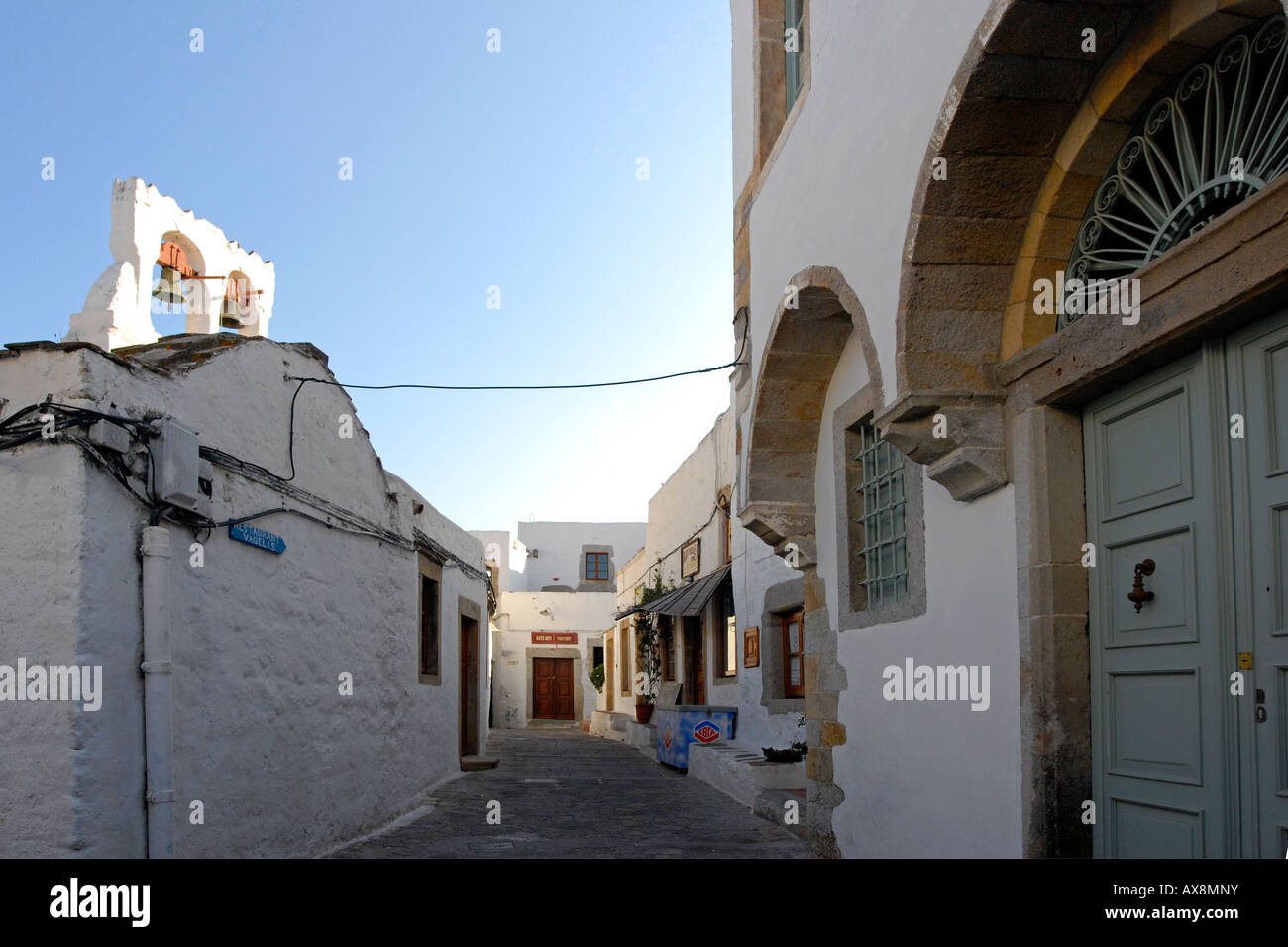 Hora (Chora) Patmos, Greece Stock Photo - Alamy
