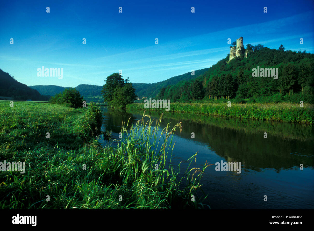 Neideck Castle, Wiesenttal, Fraenkische Schweiz, Franconia Bavaria ...