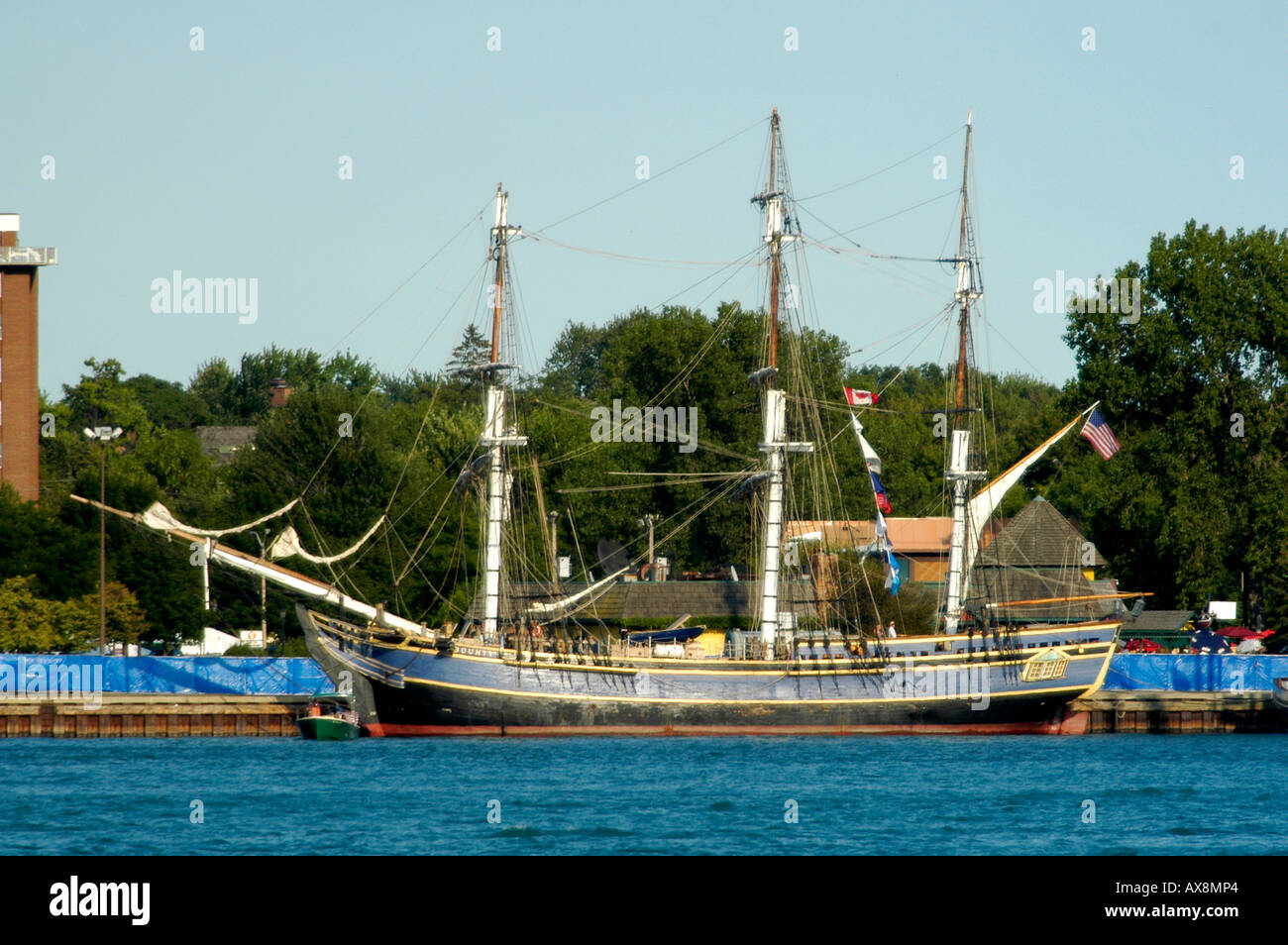 Historic tall ships Stock Photo - Alamy