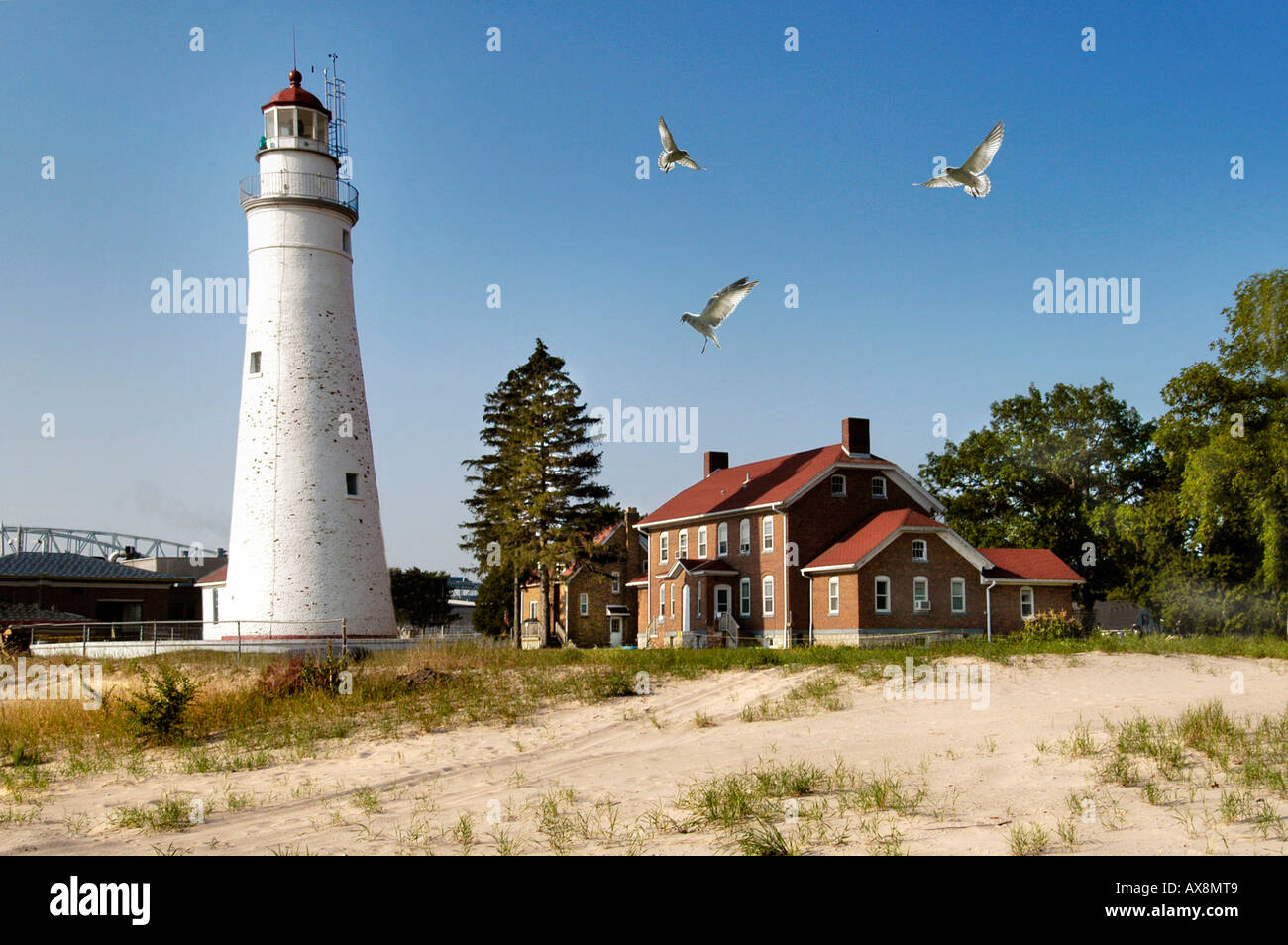 Fort Gratiot Lighthouse Stock Photo - Alamy