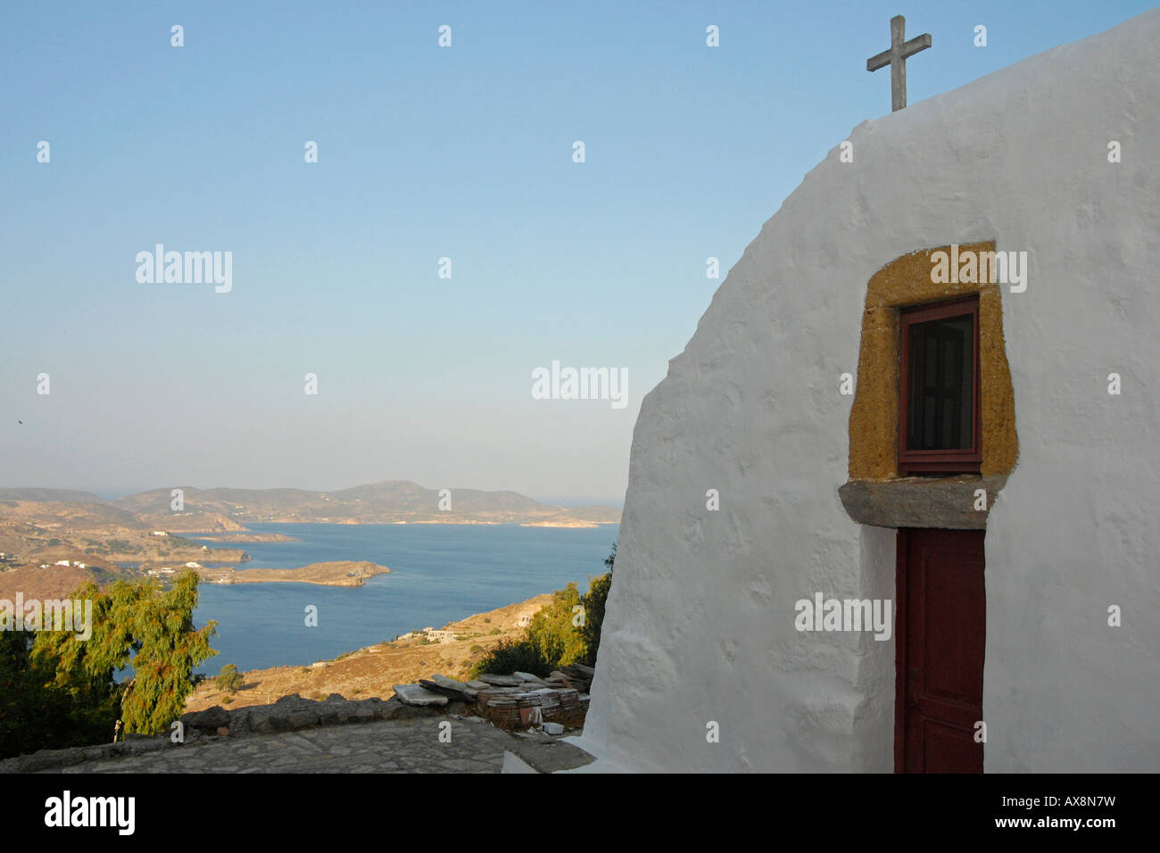 (Chora) Hora, Patmos, Greece Stock Photo - Alamy