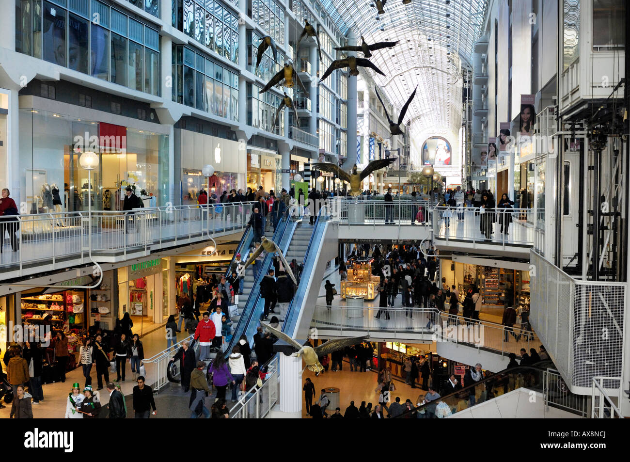 Toronto Eaton Centre Stock Photo - Alamy