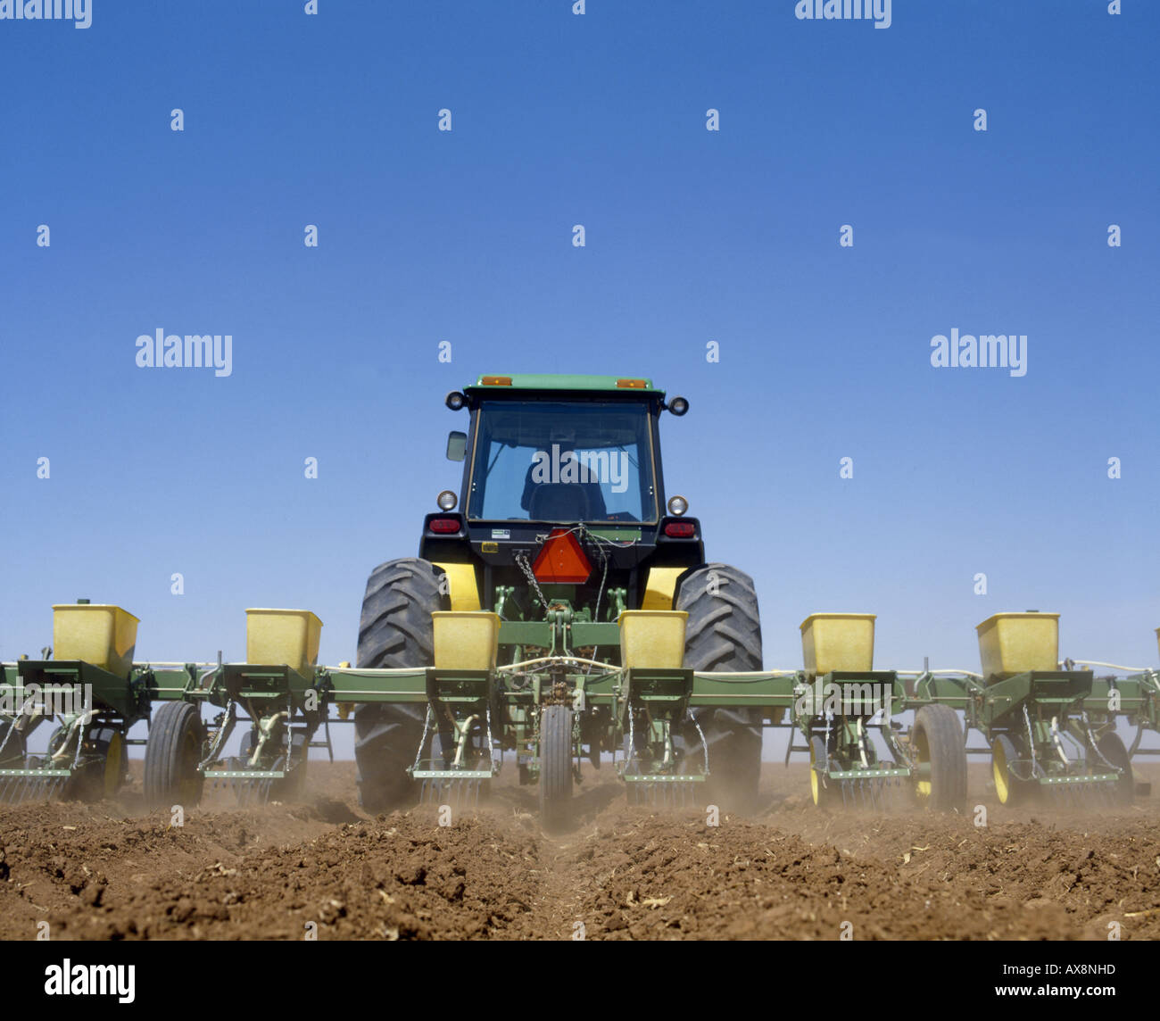 PLANTING CORN OR MILO AND APPLYING HERBICIDE TEXAS Stock Photo - Alamy