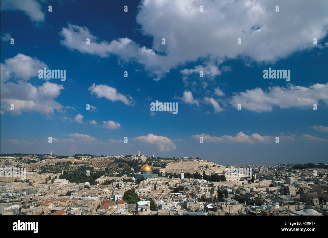Altstadt mit Felsendom, Jerusalem Israel Stock Photo - Alamy