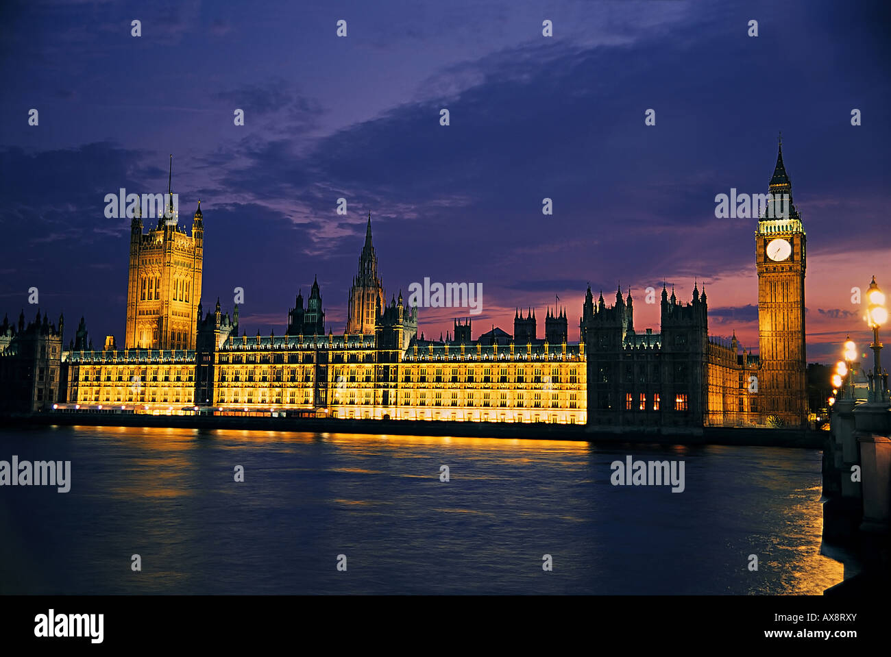 night view of the city Stock Photo - Alamy