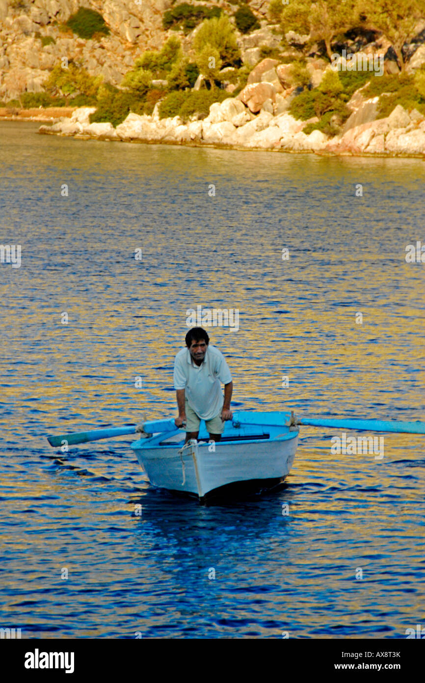 Fisherman, Datca Peninsula, Turkey Stock Photo - Alamy