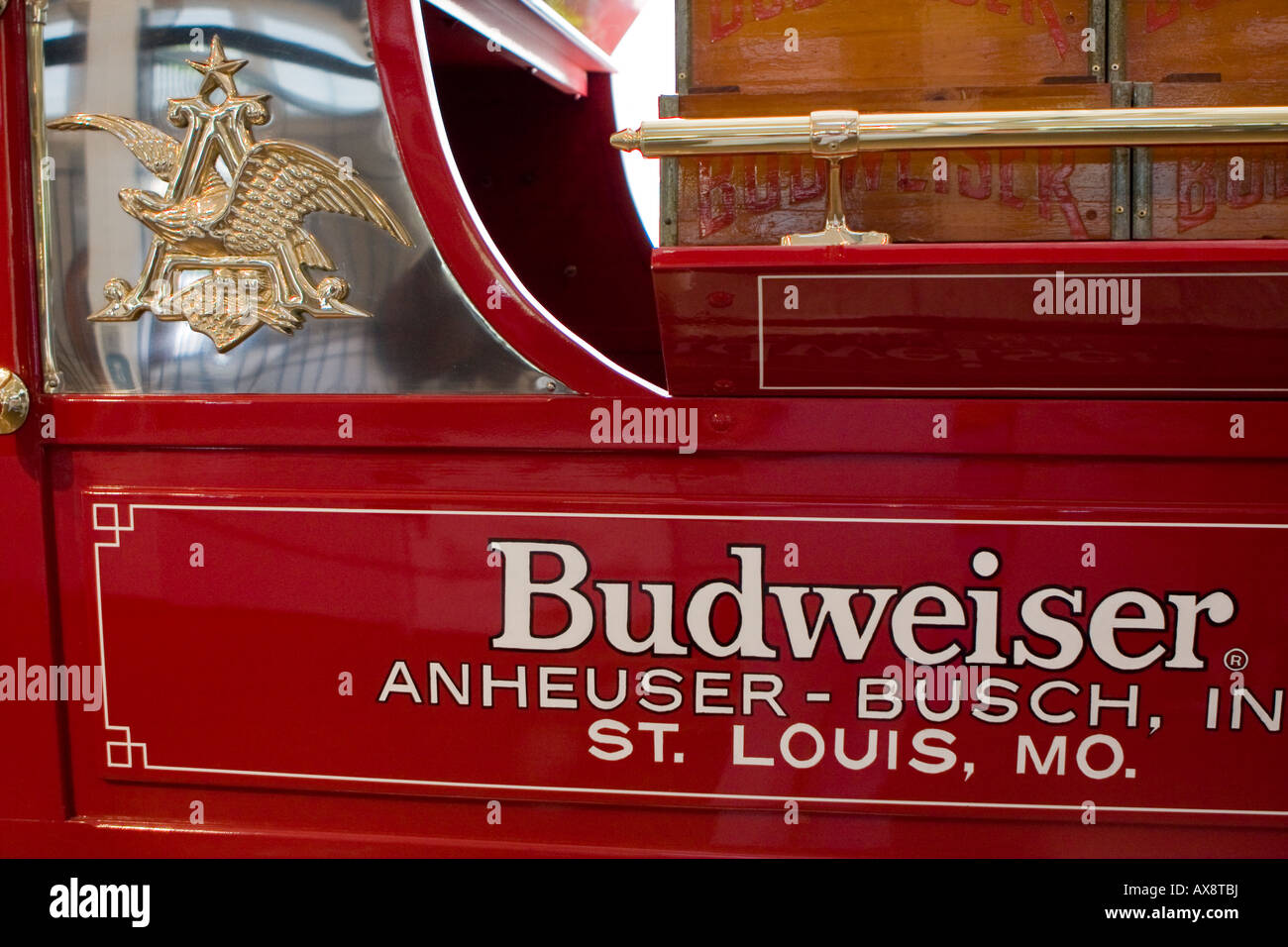 Budweiser Clydesdale Beer Wagon at Busch Gardens Tampa Florida USA U S ...