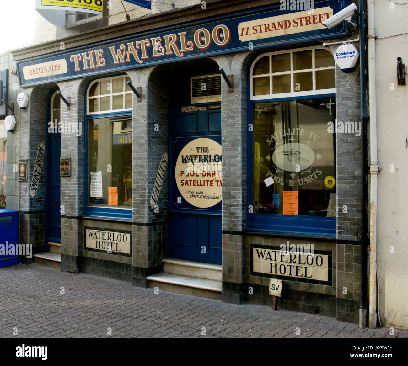 Waterloo pub, Douglas IOM Stock Photo - Alamy