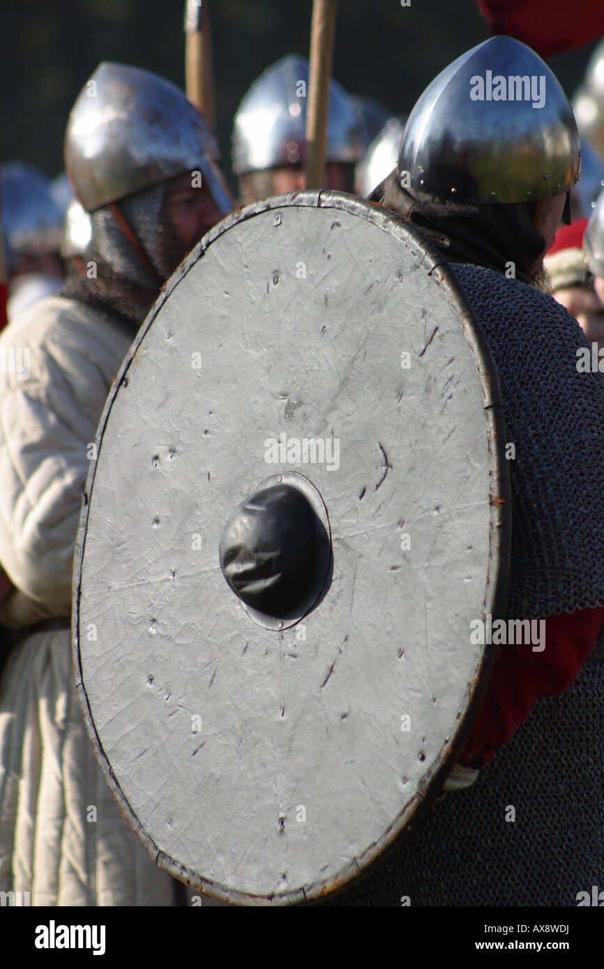 saxons marching into battle shield infantry of hastings east sussex ...