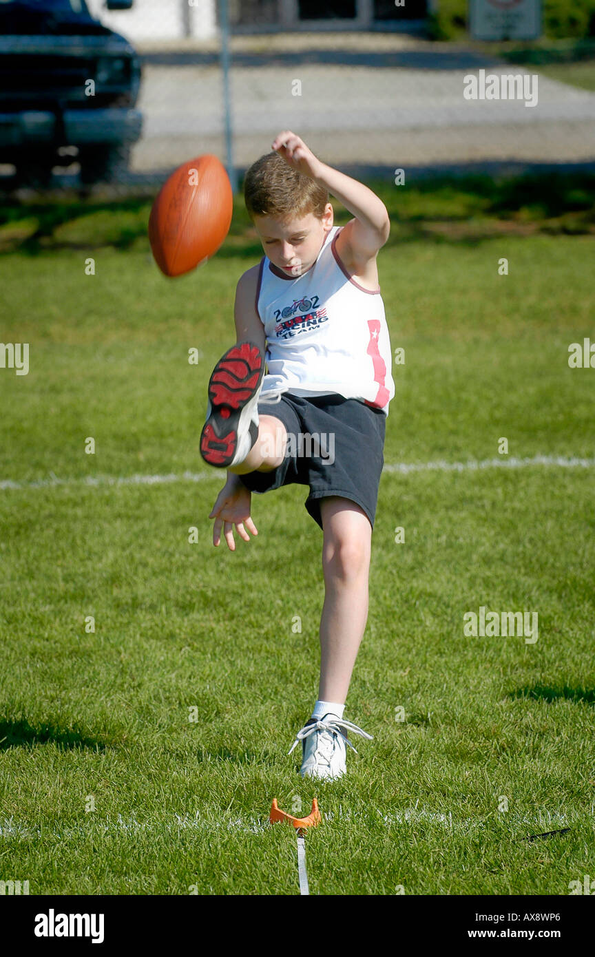 Punt pass and kick competition held for boy or girls 12 years of age ...
